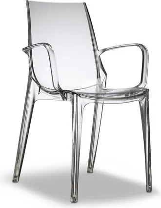 SCAB Design Chaise design, Chaise design avec accoudoirs - vanity - deco Transparent en Plastique Scab Design