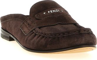 Fendi Scrunch Mule - Brown