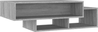vidaXL Table basse Sonoma gris 105x55x32 cm Bois dingénierie Vidaxl