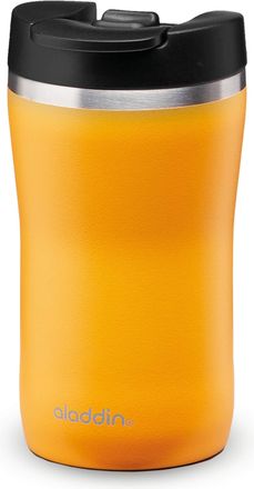 Aladdin Barista Café Thermavac Leak-Lock Edelstahl Thermobecher 0.25L Yellow - Auslaufsicherer Becher - Kaffeebecher To Go Thermo - Hält bis zu 2,5 Stunden He