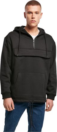 Build Your Brand Sweat Pull Over Hoody, Black, XXL