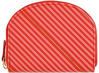 Draeger Porte-Monnaie Roses Adulte Unisexe, Rayures Rouge, 12 x 9,5 x 2cm