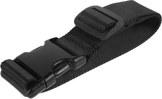 BESTONZON Rallonge de Bandouli&egrave;re R&eacute;glable en Polyester Noir Sangle Extensible pour Paquet Banane Large Accessoire Unisexe pour Usage Quotidien Voyages et Avent