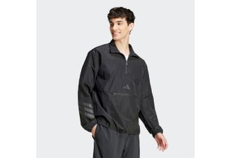 adidas Sweatshirt FUTURE ICONS 3-STREIFEN WOVEN HALF-ZIP Windbreaker