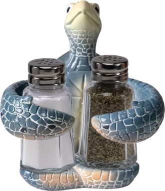 Generico Salzstreuer-Statuette | schöne künstlerische Dekoration | Schildkrötenfigur für Salzstreuer in der Küche | für Esstisch, Apartment, Restaurant, LKW, E