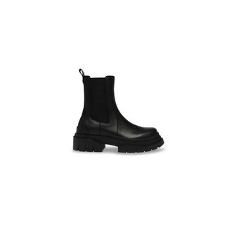 Steve Madden Leder Schlupf-Ankle Boot - - Shoes - Damen - Schwarzk - 36 EU