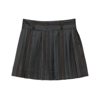 Enfants Riches Deprimes Work For Love Mini Skirt - - Skirts - Damen - Grau - XS