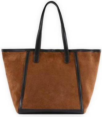 Saison 1865 Sac cabas Enzobino en cuir su&eacute;d&eacute;