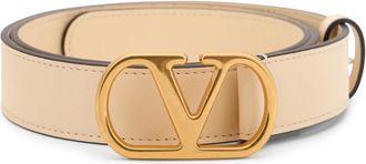 Valentino Garavani Femme, Accessoires, Beige, Taille: 90 CM Ceinture VLogo Signature