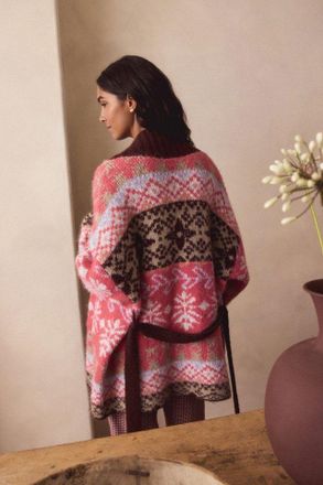 Next Strickjacke Strickjacke mit Wickeldesign (1-tlg)