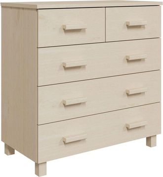 vidaXL Buffet HAMAR Marron miel 79x40x80 cm Bois massif de pin vidaXL