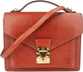 Louis Vuitton Crossbody Bags - Louis Vuitton Cognac Epi Leather Monceau Handbag - Gr. unisize - in Bunt - f&uuml;r Damen