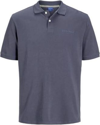 Jack & Jones Polo SS Noos Jorfrederiksberg pour Homme, Bleu Nuit, M, Bleu Nuit, M