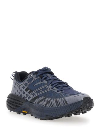 Hoka One One Unisex Sneakers U Speedgoat 2ts Blue Low Top Trainers