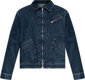 Kenzo Homme, Vestes, Bleu, Taille: L Veste Utilitaire Signature Non Genr&eacute;e
