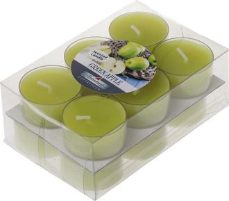 Wiedemann Duftteelichter im 12er Pack Green Apple 18/38 mm ca. 4 h
