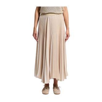 PESERICO Femme, Jupes, Jaune, Taille: 36 FR Midi Skirt