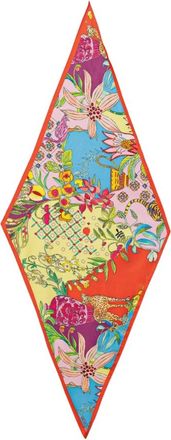 Liu Jo Femme, Accessoires, Orange, Taille: ONE Size Foulard Diamond Stamp