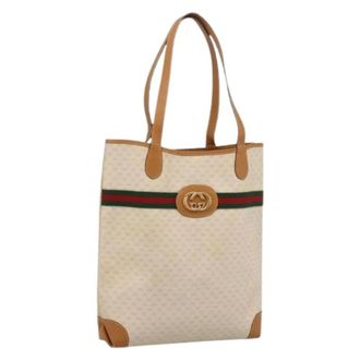 Gucci Sac cabas vintage Pre-owned - Femme - Pre-owned - Beige - Taille: ONE Size