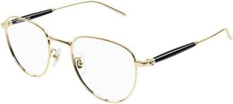 Montblanc Montblanc, Homme, Accessoires, Jaune, Taille: 50 MM Optical Frame