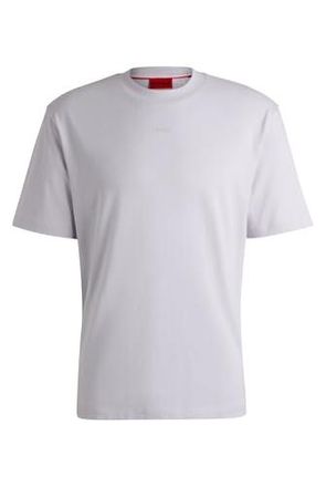 HUGO BOSS Hommes Dapolino T-Shirt d&eacute;contract&eacute; en Coton &agrave; Logo imprim&eacute;