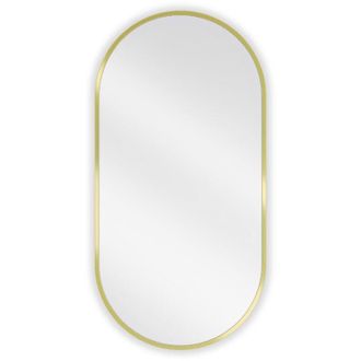 Desconocido Desconocido - silla Miroir mural ovale, 80 x 40 cm, cadre dor&eacute;