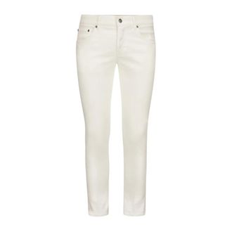 Dondup Homme, Jeans, Blanc, Taille: W38 Jean Slim-Fit