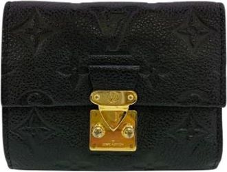 Louis Vuitton Portefeuille Pre-owned (tri-pli) - Femme - Pre-owned - Noir - Taille: ONE Size