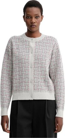 Kenzo Femme, Pulls, Gris, Taille: 38 FR Cardigan Weave