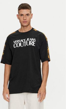 Versace Jeans Couture T-Shirt 76GAH613 Schwarz Regular Fit