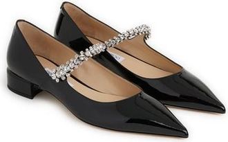 Jimmy Choo London Babies en cuir verni