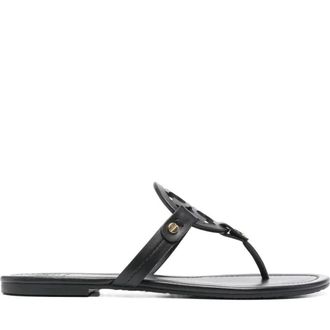 Tory Burch Schwarze flache Sandalen - - Shoes - Damen - Schwarzk - 36 1/2 EU
