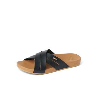 Reef Reef Femme Cushion Spring Bloom Tongues, Noir/Camel, 39 EU