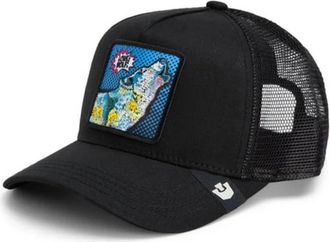 Goorin Brothers unisex, Accessoires, Noir, Taille: ONE Size Original Trucker Pop Art Lone Wolf