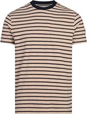 Eden Park T-shirt &agrave; rayures en coton m&eacute;lang&eacute;