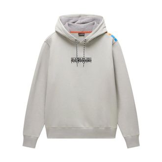 Napapijri Homme, Sweatshirts et sweats &agrave; capuche, Gris, Taille: XL Fiemme Sweat &agrave; capuche