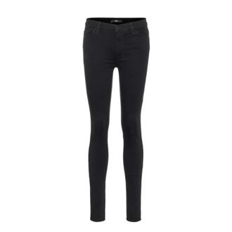 7 For All Mankind Femme, Jeans, Noir, Taille: W30 Skinny Slim Illusion Jeans