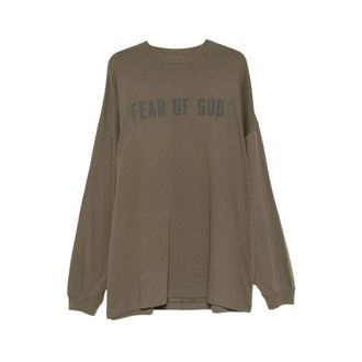 Fear of God Homme, Tops, Vert, Taille: XL Merch Long Sleeve Tee