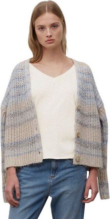 Marc O'Polo Denim T-Shirt mit abgerundetem V-Neck