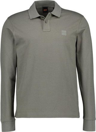 Boss Orange by Hugo Boss BOSS Orange Herren Polo-Shirt grau Slim Fit