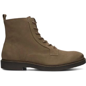 Stefano Lauran Herren Nubuk Schn&uuml;rstiefel - - Shoes - Herren - Gr&uuml;n - 42 EU