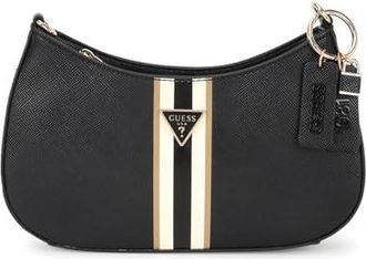 Guess Femme Noelle Top Zip Shoulder Bag Sac à lépaule, Noir, Taille Unique