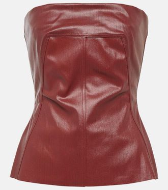Rick Owens Bustier-Top aus Denim