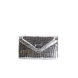 L'Intervalle Damen Amandine Stofftasche, Silver Croco