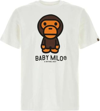 A Bathing Ape A Bathing Ape, Homme, Tops, Blanc, Taille: XL Baby Milo T-Shirt