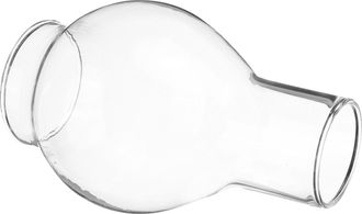 BESPORTBLE MUSISALY Transparenter Glas kerzenhalter mit Geradem Windschutz Klarer Kerzenglash&uuml;lle f&uuml;r Zuhause Hochzeit Festliche Dekoration Einfache Handhabung L