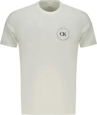 Calvin Klein Homme, Tops, Blanc, Taille: L T-shirts Bianco