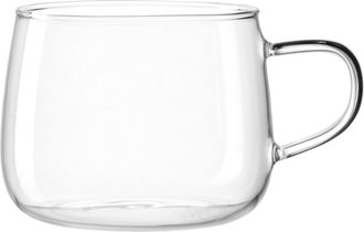 Leonardo LEONARDO T&egrave; per Te Teetasse - Teebecher aus dickwandigem Borosilikatglas - Hergestellt in Handarbeit - Inhalt 450 ml - Sp&uuml;lmaschinenfest, mikrowelleng
