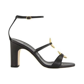 Manolo Blahnik Femme, Chaussures, Noir, Taille: 40 EU Hisfahan 90 Sandales