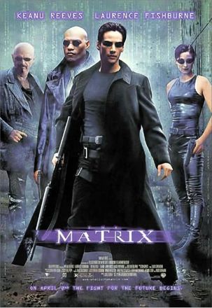 1art1 Matrix Poster Keanu Reeves, Laurence Fishburne Plakat | Bild 98x68 cm